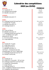 Compétitions et événements - École de golf - Golf Club de Cabourg - Le Home